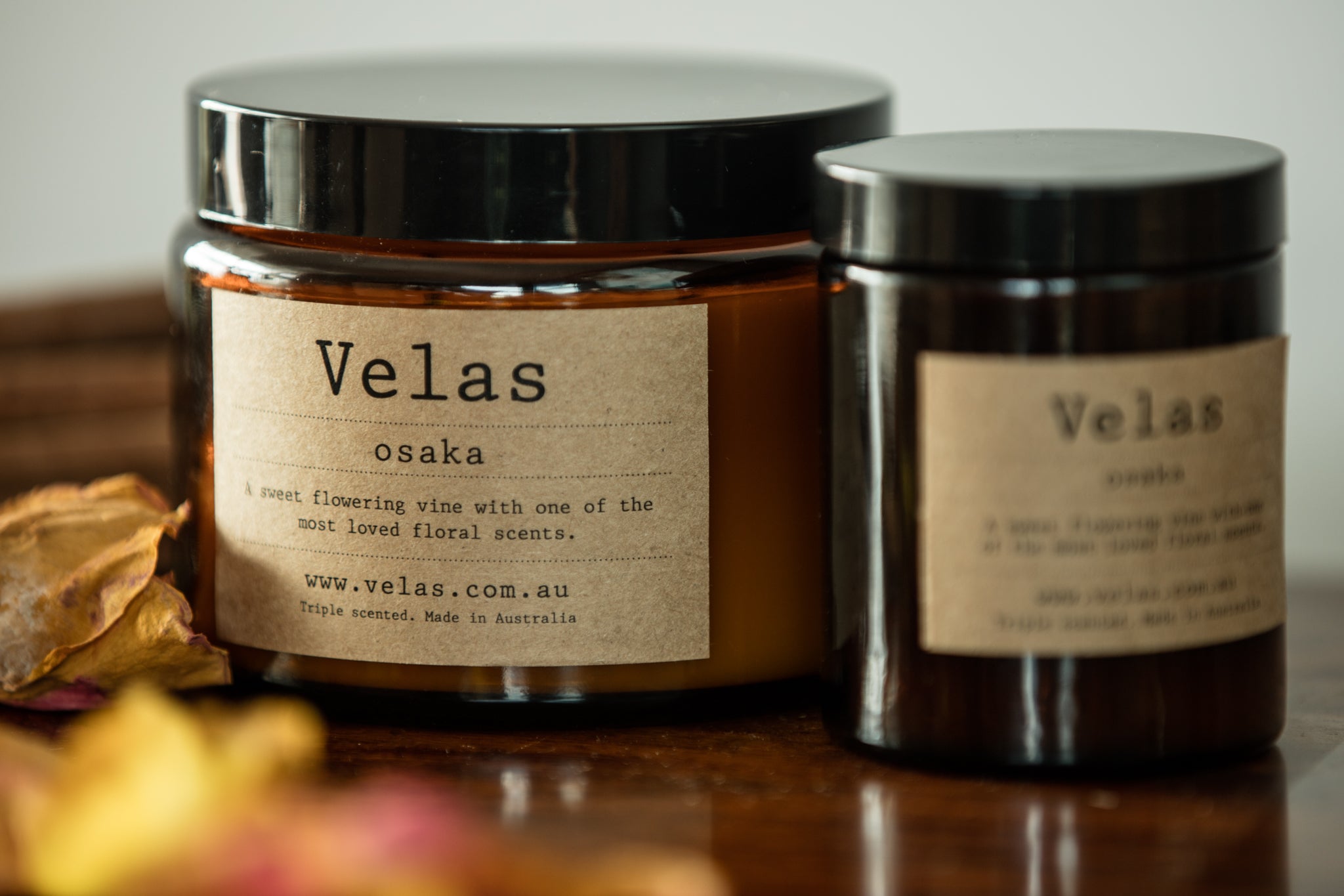 Velas Candles Australia | Triple-scented soy candles & reed diffusers